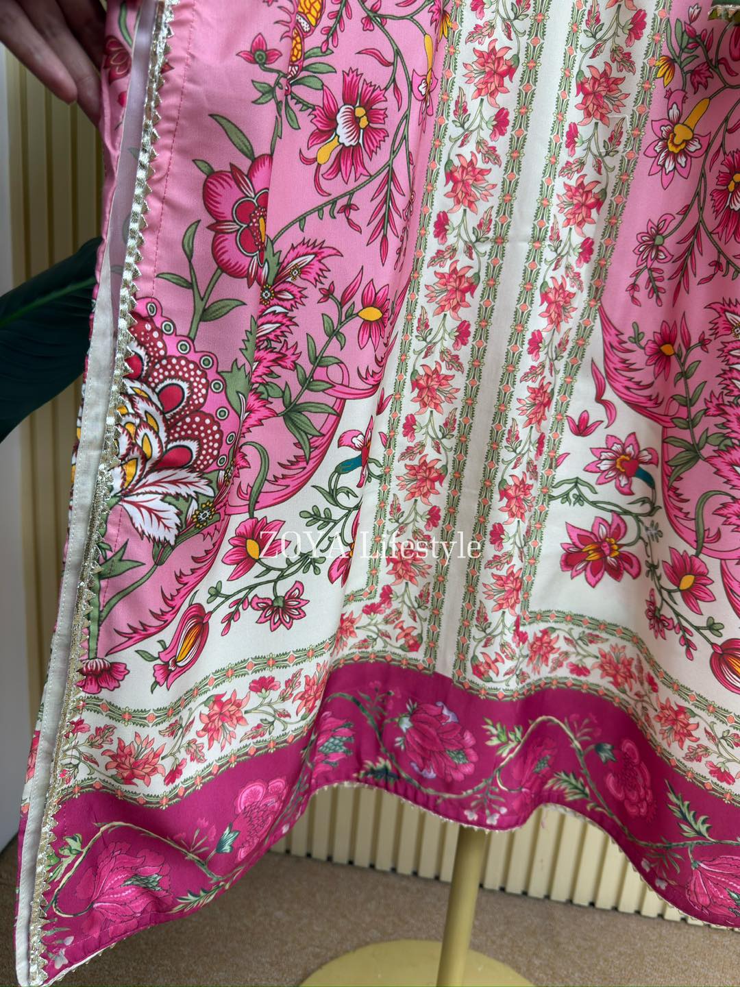 Pakistani Ethnc inspired stitched 2 piece kaftan set – ZOYA Lifestyle